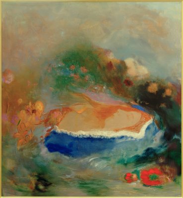 Ofelia | Odilon Redon | Impresión de arte