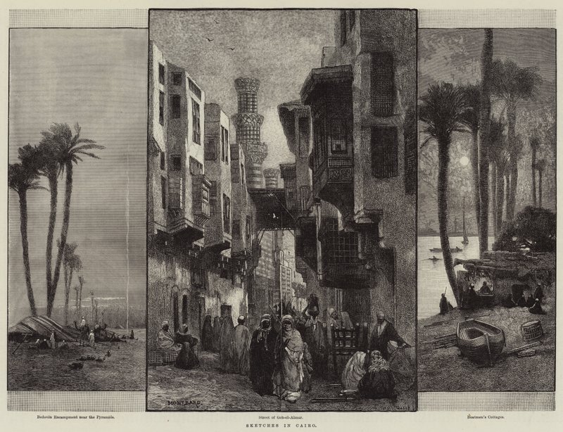 Bocetos en El Cairo | Charles Auguste Loye