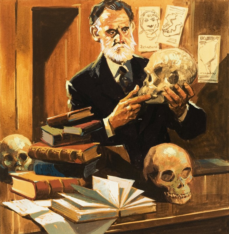 Hombre de Piltdown | English School | Impresión de arte