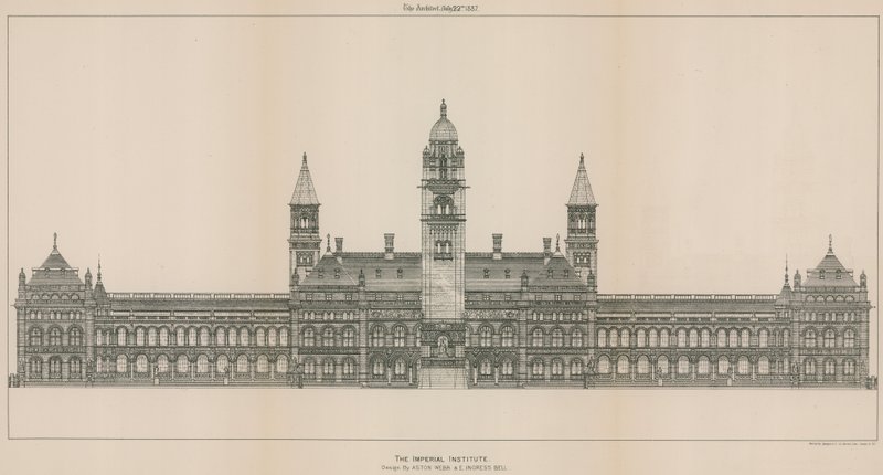 El Instituto Imperial: Diseño por Aston Webb y E Ingress Bell