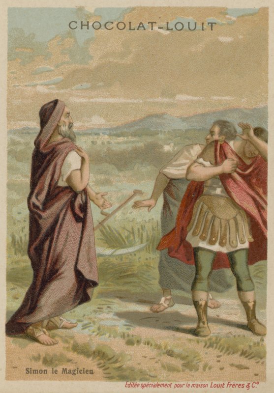 Simón el Mago | European School | Impresión de arte
