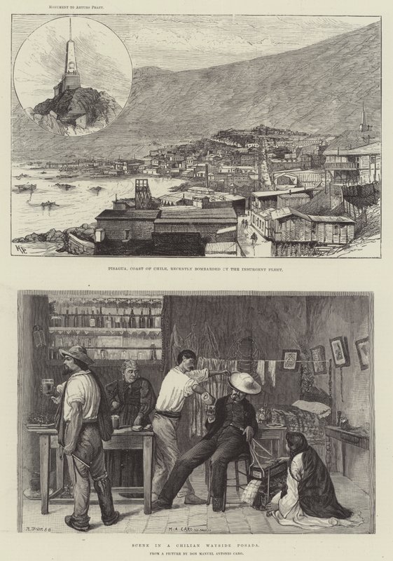 Bocetos de Chile | Melton Prior | Impresión de arte