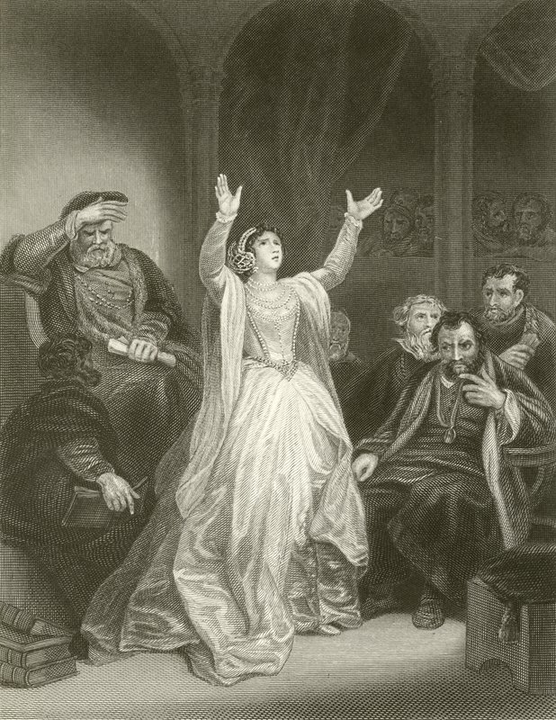Condena de Ana Bolena | Robert Smirke | Impresión de arte