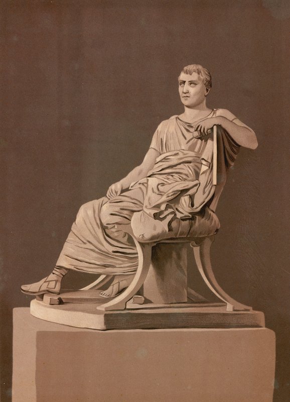 Estatua de Menandro | Spanish School | Impresión de arte