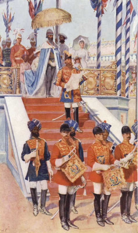 La reina Victoria proclamada Emperatriz de la India